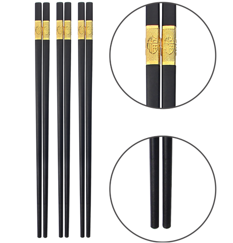 6 x Palillos Chinos, Elegantes, Bonitos, Antideslizantes, Palitos Para ...